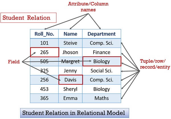 What Is Relational Data Model Characteristics Diagram Constraints Advanatges Disadvantages 